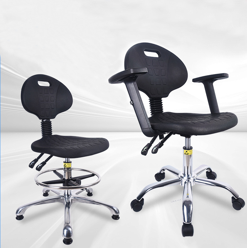 360mm Back Esd Lab Pu Leather Armchair Anti Static Esd Office Chairs ...